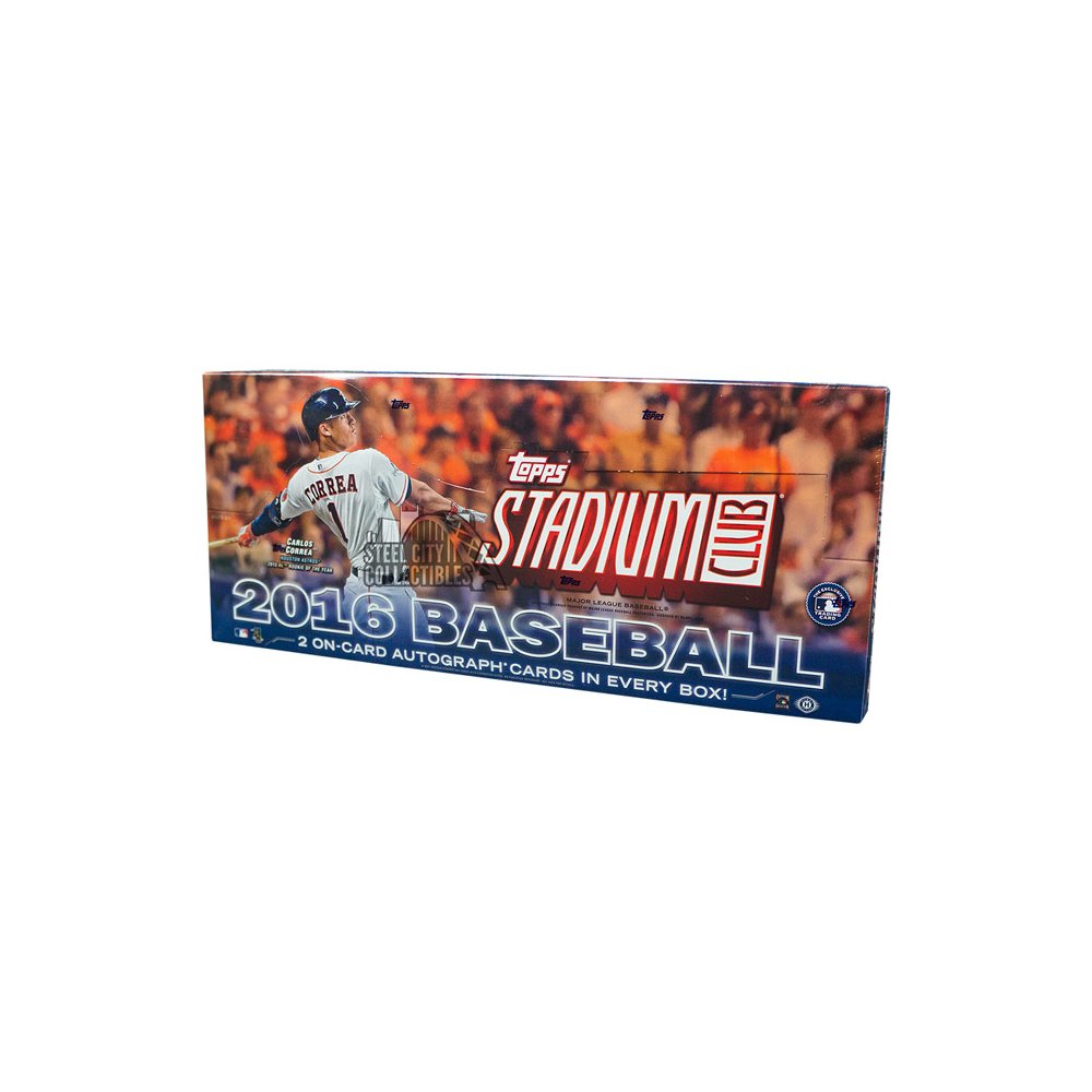 2016 Topps Stadium Club Baseball Hobby Box | Steel City Collectibles
