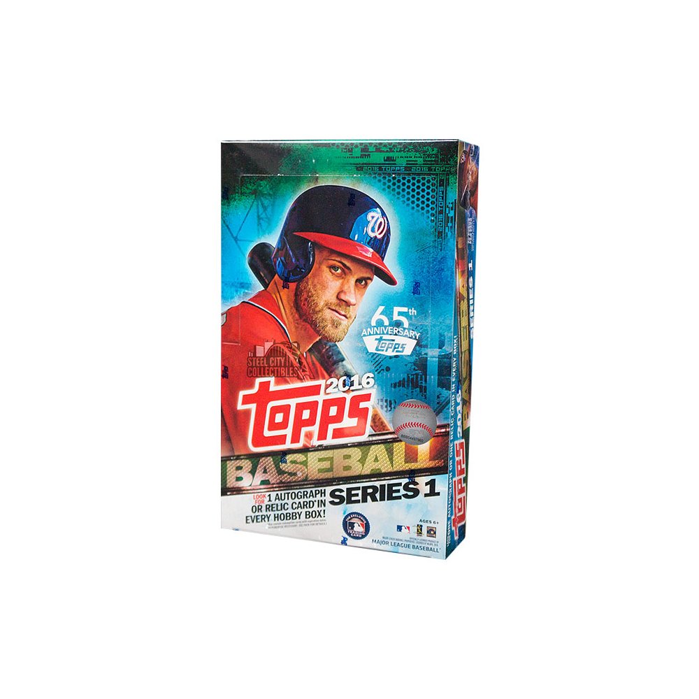 2016 Topps Series 1 Baseball Hobby Box | Steel City Collectibles