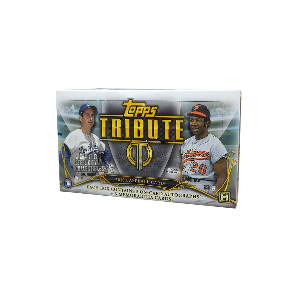 2016 Topps Tribute Baseball Hobby Box | Steel City Collectibles