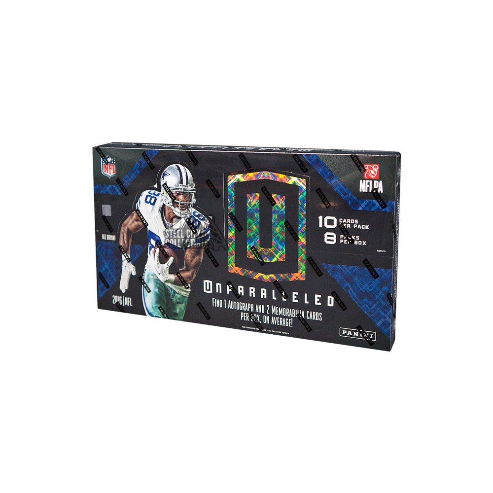 2016 Panini Unparalleled Football Hobby Box | Steel City Collectibles