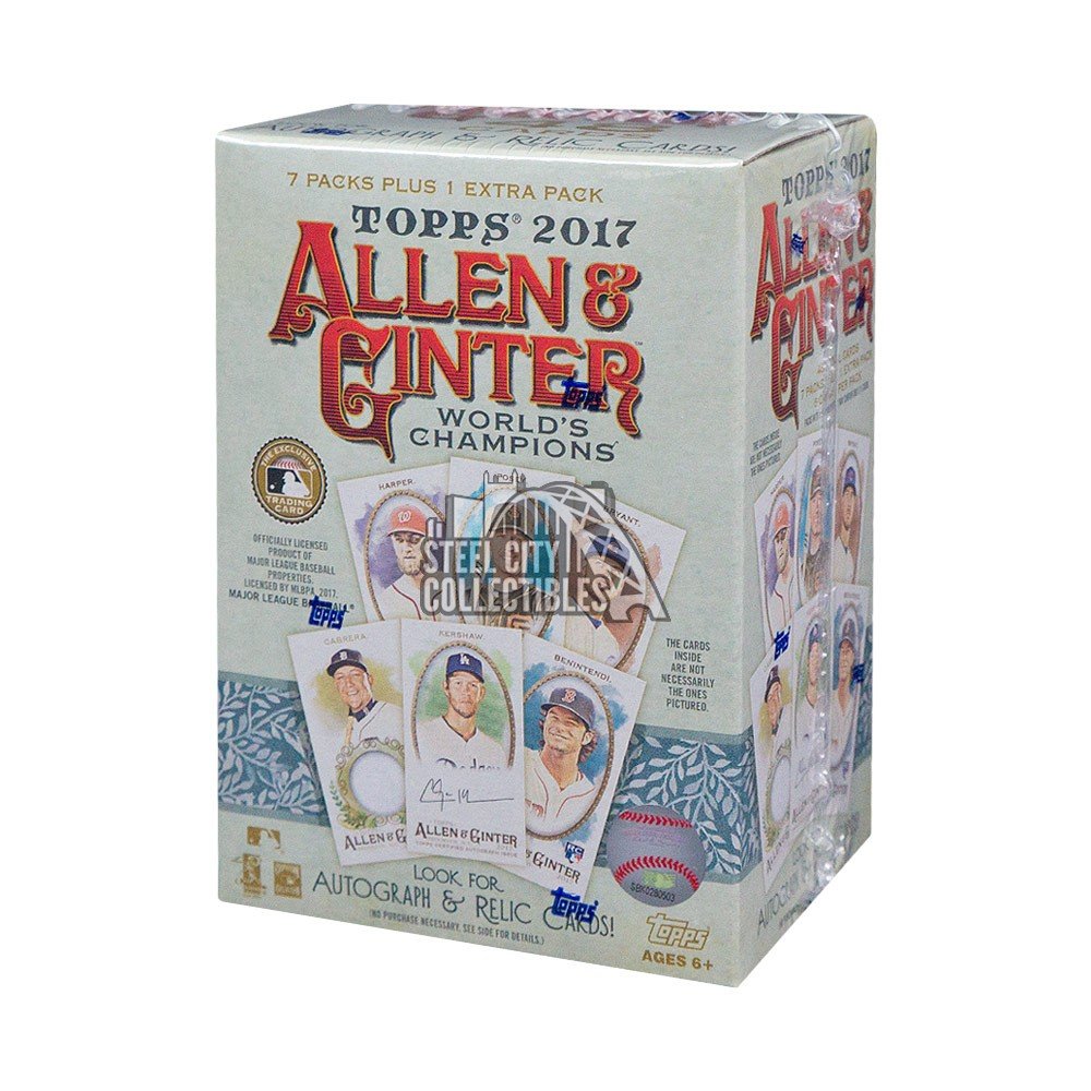 2017 Topps Allen & Ginter Baseball 8ct Blaster Box | Steel City ...