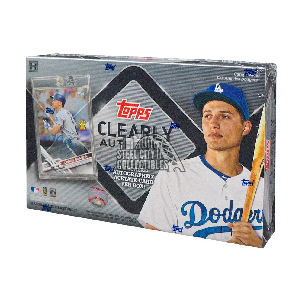 2017 Topps Clearly Authentic Baseball Hobby Box | Steel City Collectibles