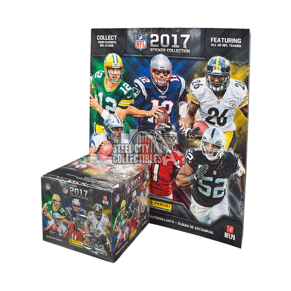 2017 Panini NFL Football Sticker 50ct Box with Album | Steel City ...