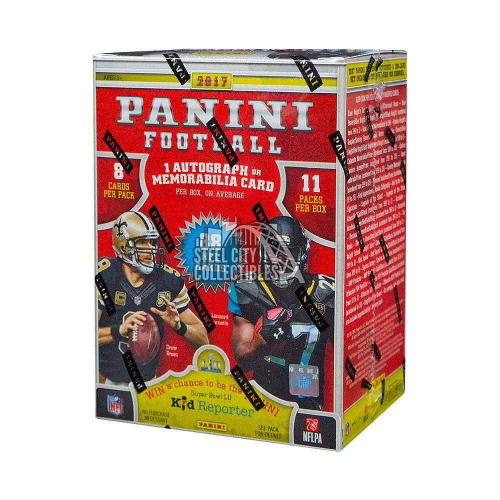 2017 Panini Football 10ct Blaster Box | Steel City Collectibles