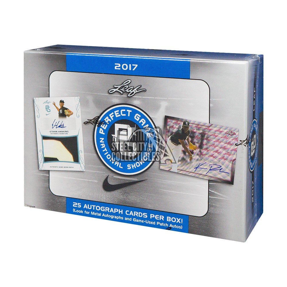 2017 Leaf Perfect Game Showcase Baseball Hobby Box | Steel City ...