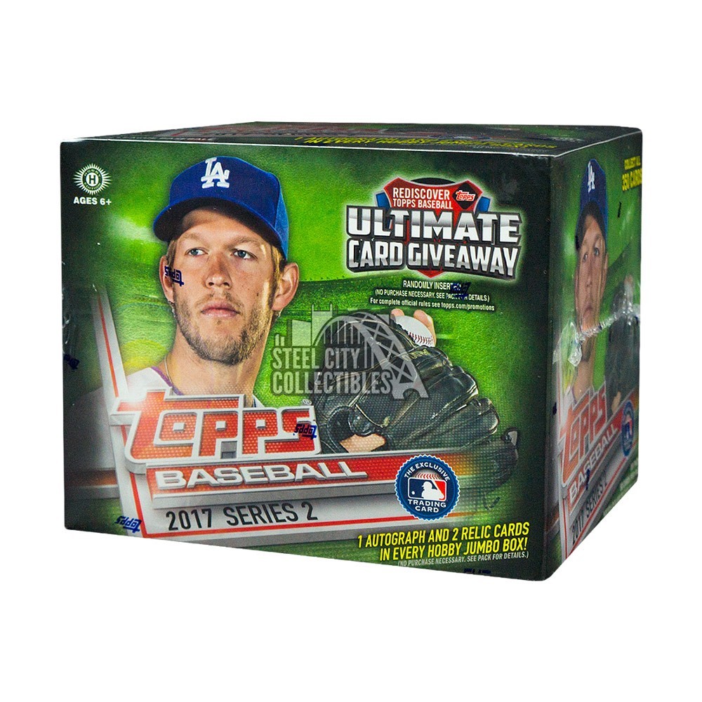 2017 Topps Series 2 Baseball HTA Jumbo Hobby Box | Steel City Collectibles