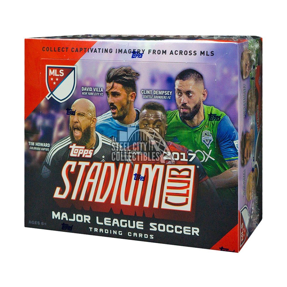 2017 Topps Stadium Club MLS Soccer 36ct Retail Box | Steel City ...