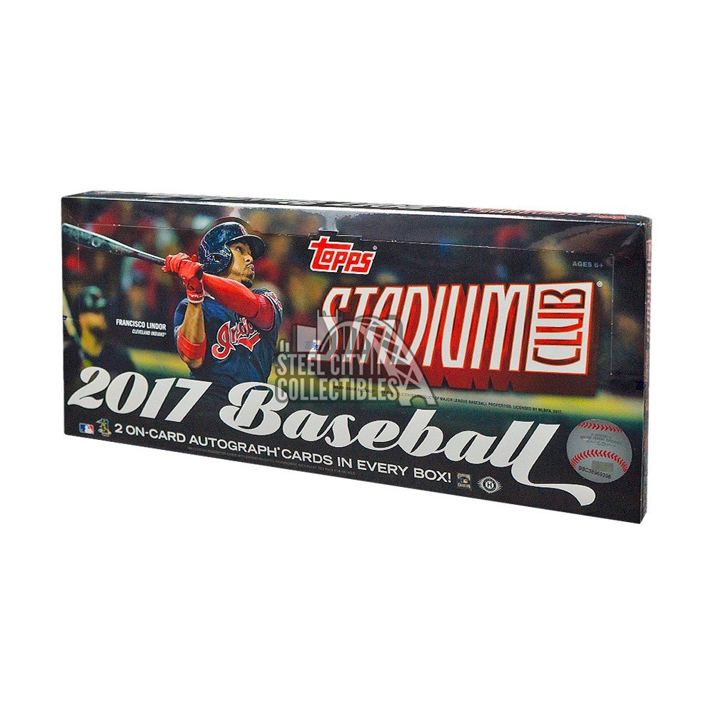 2017 Topps Stadium Club Baseball Hobby Box | Steel City Collectibles