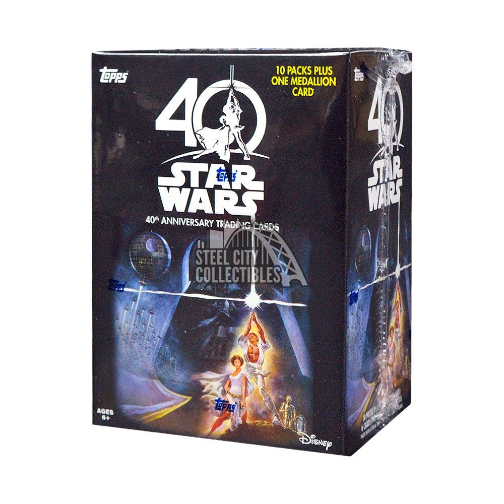 2017 Topps Star Wars 40th Anniversary 10ct Blaster Box | Steel City ...
