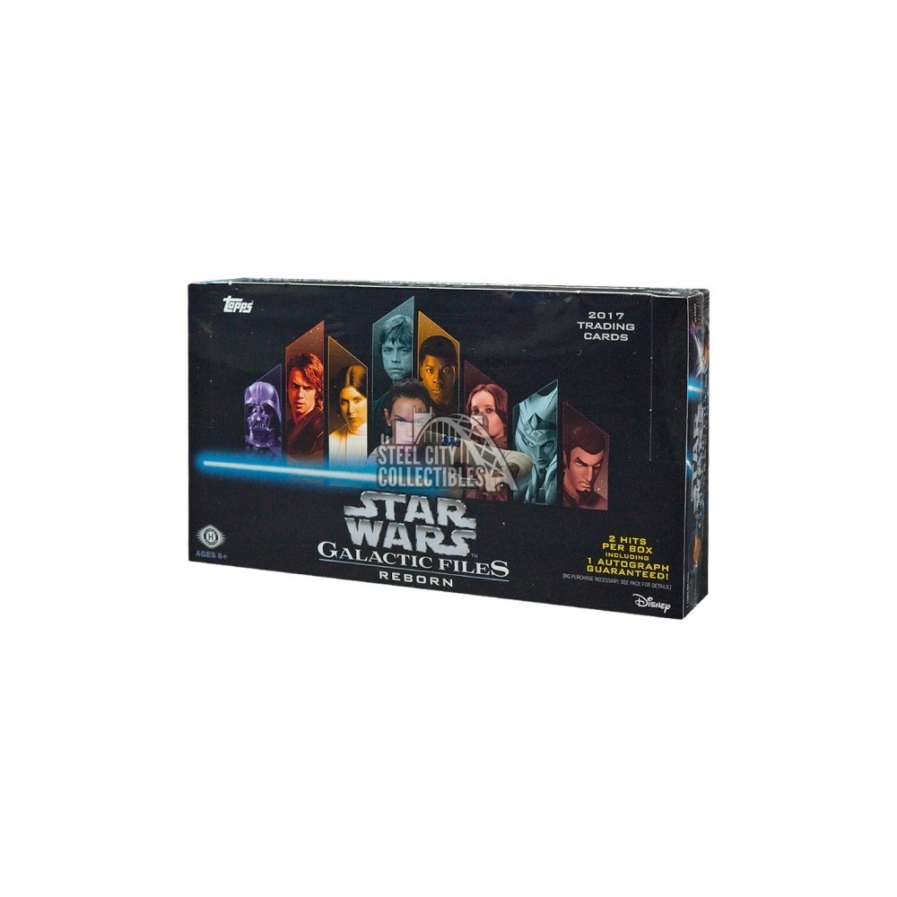 2017 Topps Star Wars Galactic Files Reborn Hobby Box Random 4-Pack ...