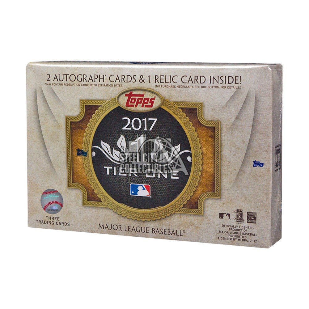2017 Topps Tier One Baseball Hobby Box | Steel City Collectibles
