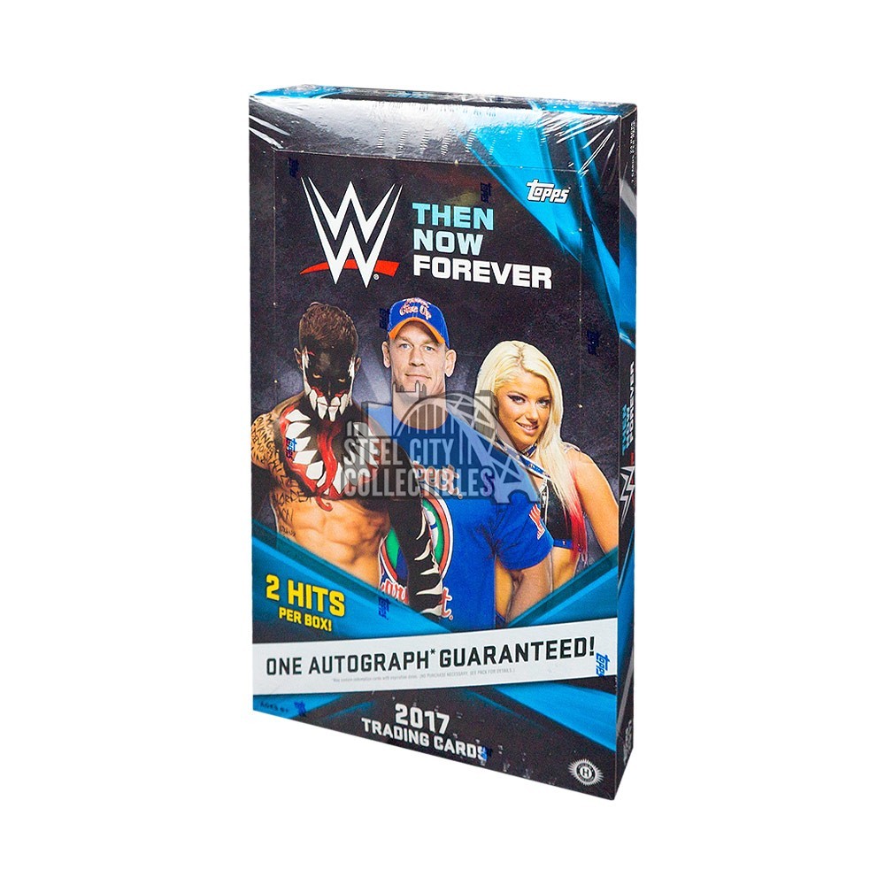 2017 Topps WWE Wrestling Then Now and Forever Wrestling Hobby Box ...