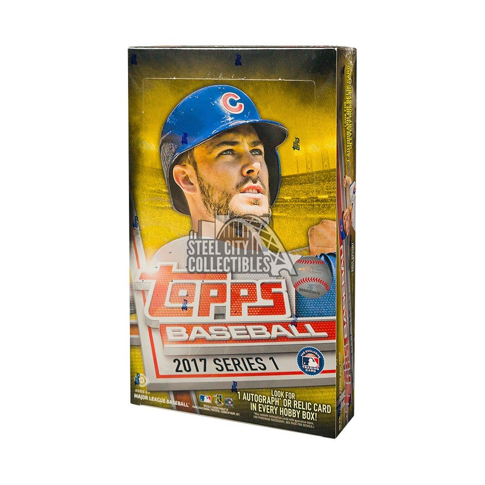 2017 Topps Series 1 Baseball Hobby Box | Steel City Collectibles