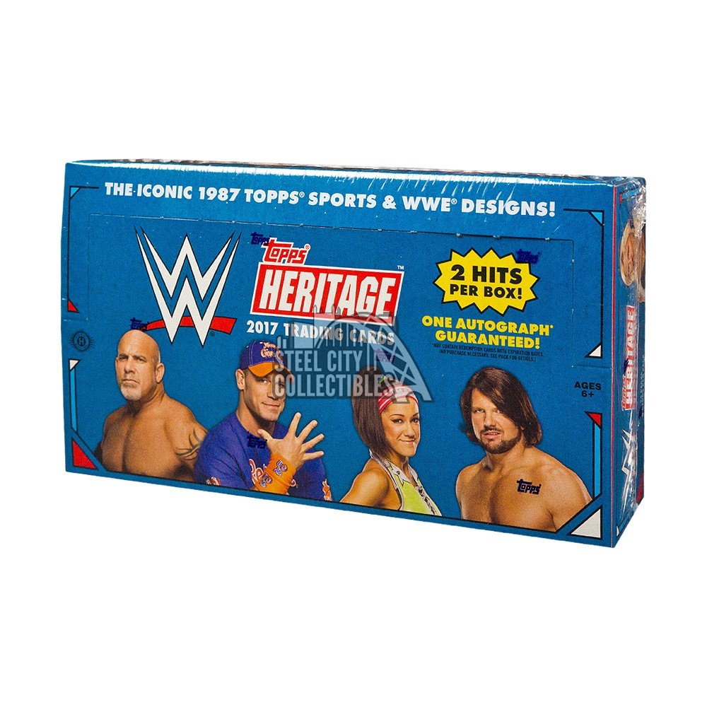 2017 Topps WWE Heritage Wrestling Hobby Box | Steel City Collectibles
