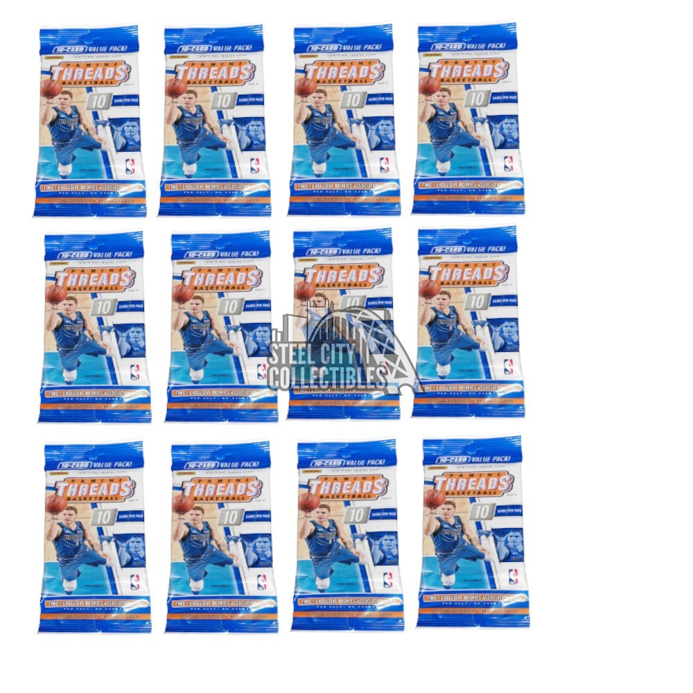 2018-19 Panini Threads Basketball Fat Pack 12-Pack Lot | Steel City ...