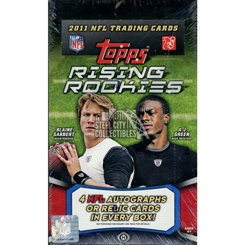 2011 Topps Rising Rookies Football Hobby Box | Steel City Collectibles