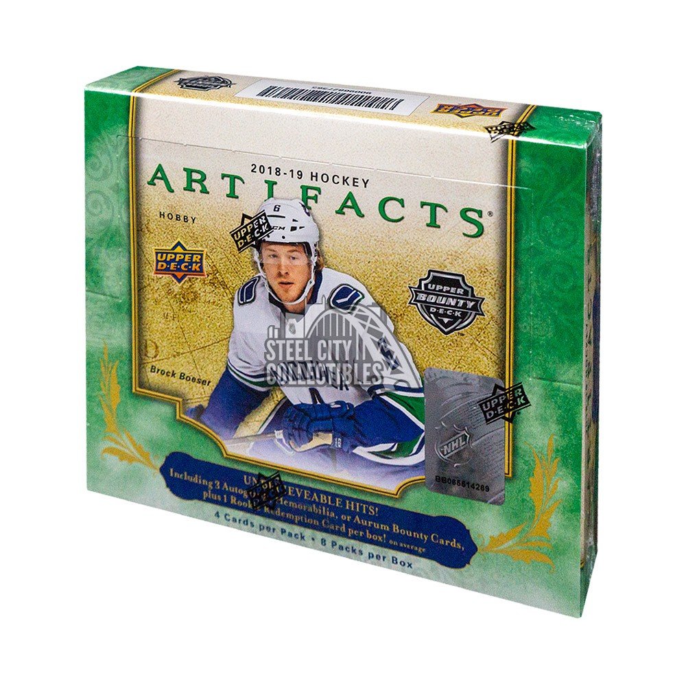 2018-19 Upper Deck Artifacts Hockey Hobby Box | Steel City Collectibles