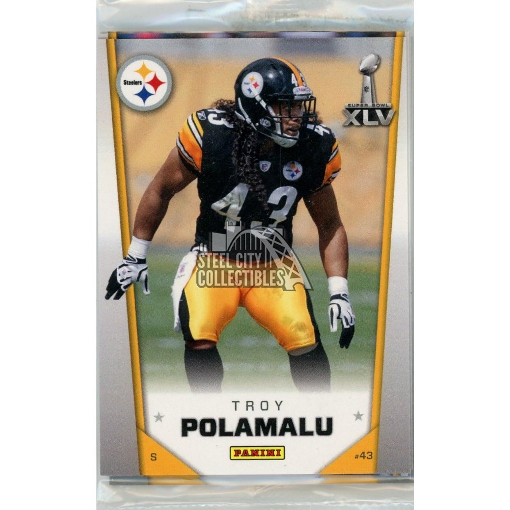 2011 Panini Super Bowl 45 Pittsburgh Steelers Team Set | Steel City ...