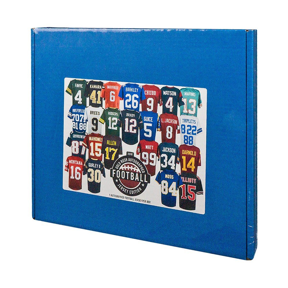 2018 Gold Rush Autographed Football Jersey Edition Box | Steel City ...