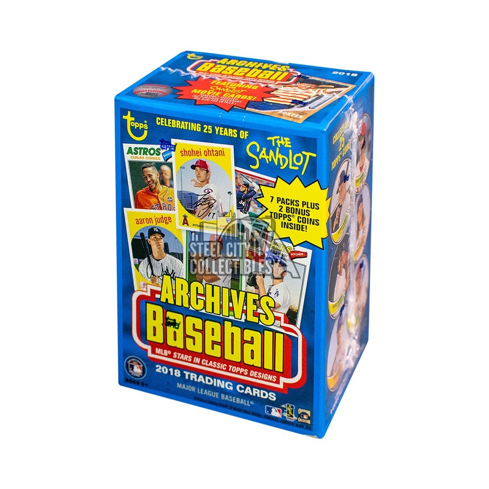 2018 Topps Archives Baseball 8 Pack Blaster Box | Steel City Collectibles
