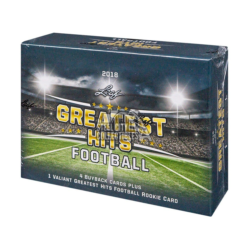 2018 Leaf Greatest Hits Football Hobby Box | Steel City Collectibles