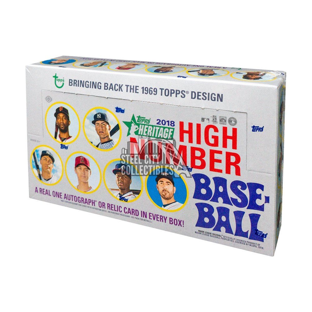 2018 Topps Heritage High Number Baseball Hobby Box | Steel City ...