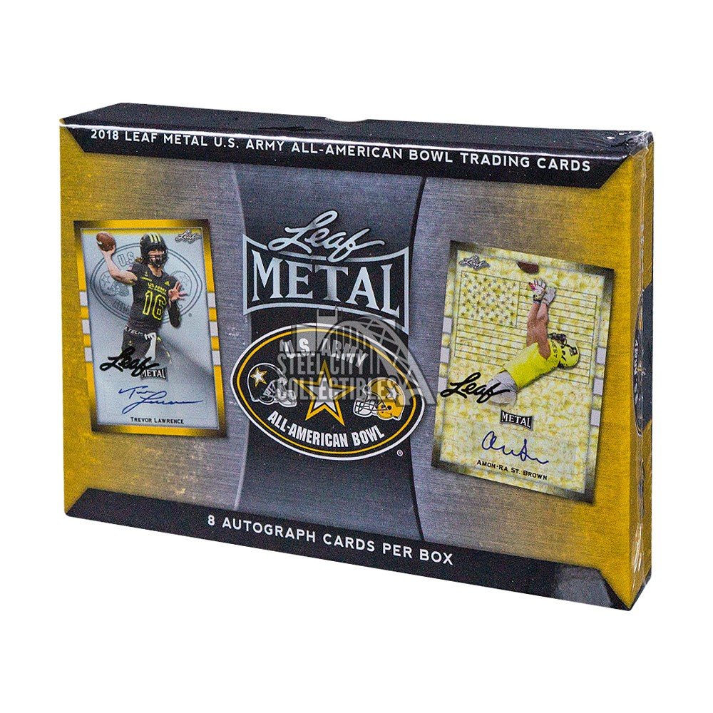 2018 Leaf Metal Army All-American Football Hobby Box | Steel City ...