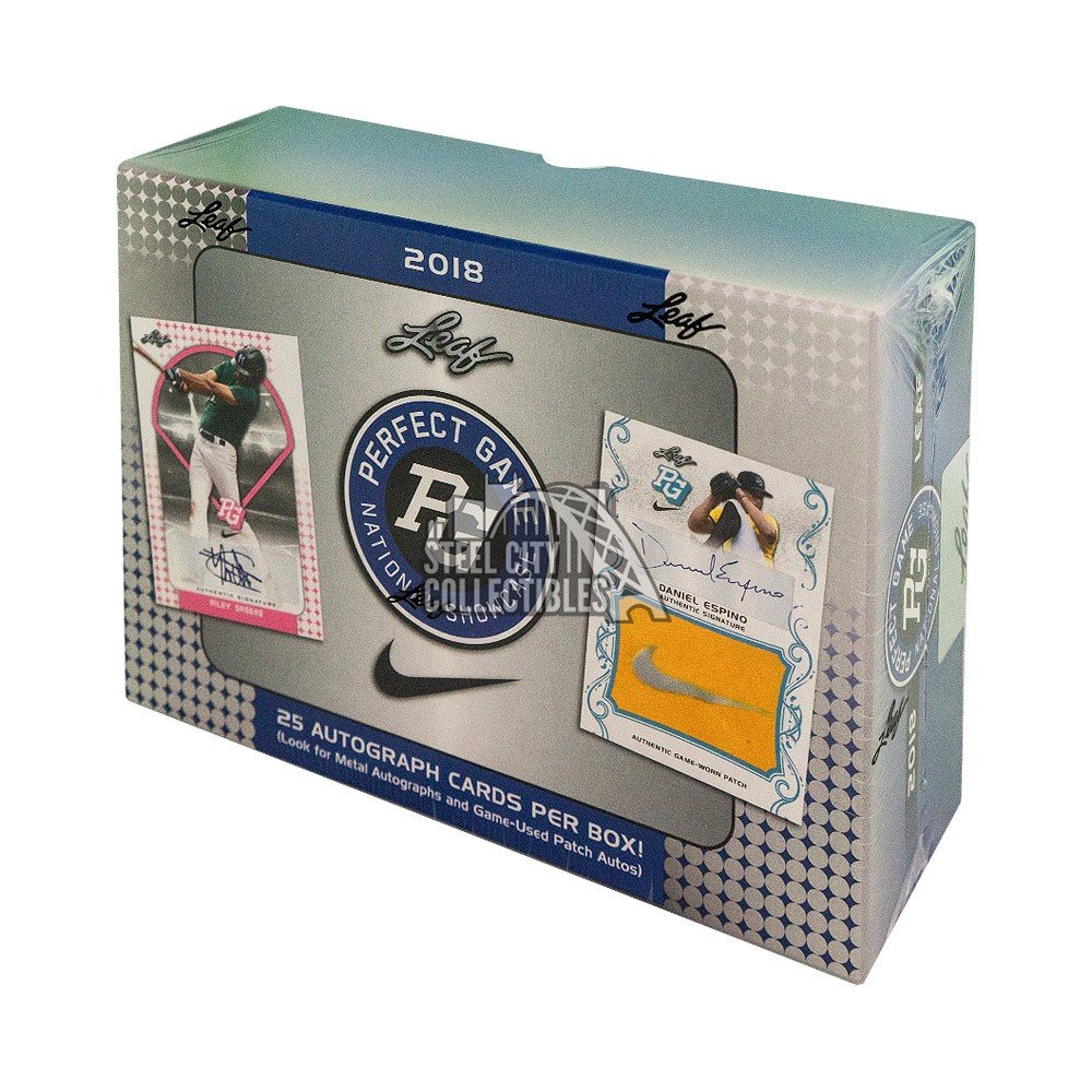 2018 Leaf Perfect Game National Showcase Baseball Hobby Box | Steel ...