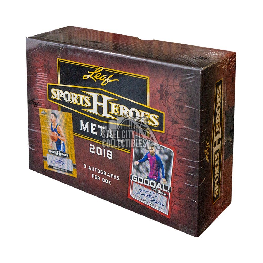 2018 Leaf Metal Sports Heroes Hobby Jumbo Box | Steel City Collectibles