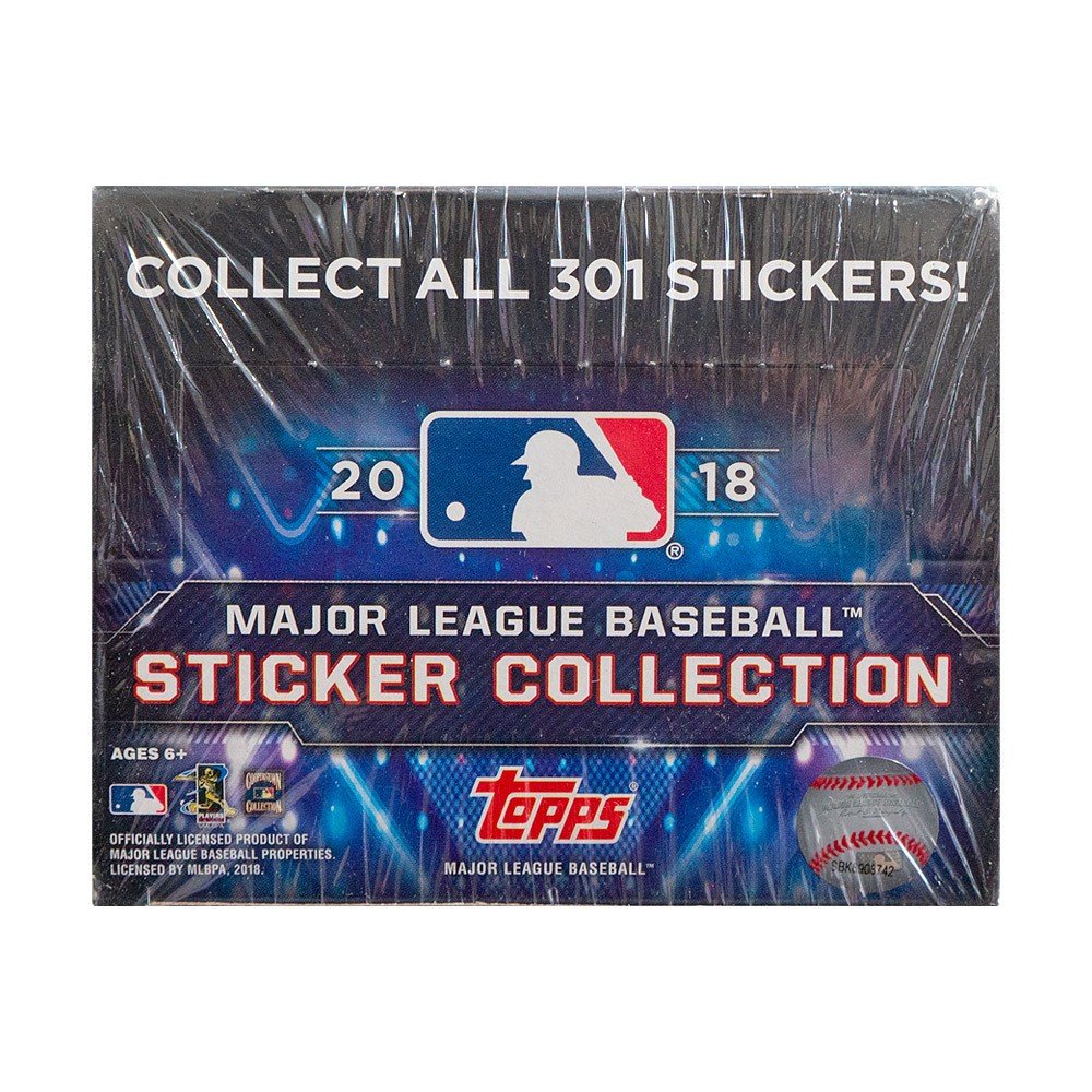 2018 Topps MLB Sticker Collection Baseball 50ct Box | Steel City ...