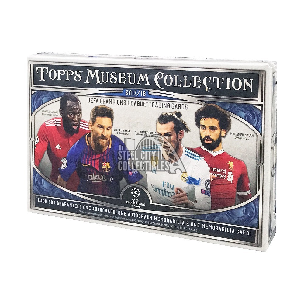 2017-18 Topps Champions League Museum Collection Soccer Hobby Box ...