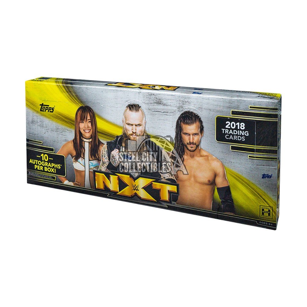 2018 Topps WWE NXT Wrestling Hobby Box | Steel City Collectibles