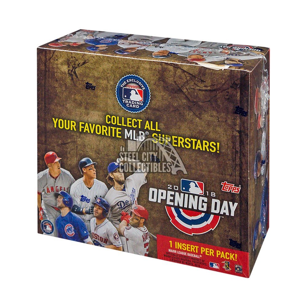 2018 Topps Opening Day Baseball Hobby Box | Steel City Collectibles