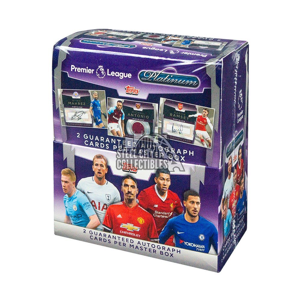 2018 Topps Platinum Premier League Soccer Hobby Box | Steel City ...