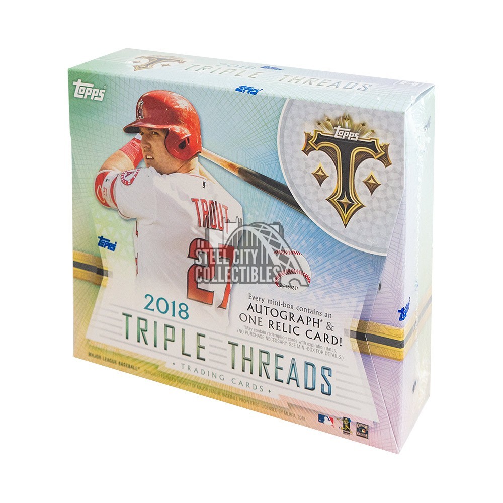 2018 Topps Triple Threads Baseball Hobby Box | Steel City Collectibles