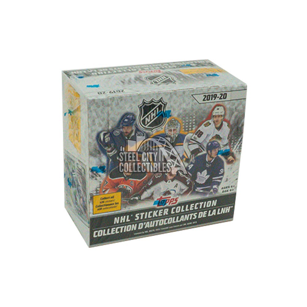 2019-20 Topps Hockey Sticker Collection 50ct Box | Steel City Collectibles