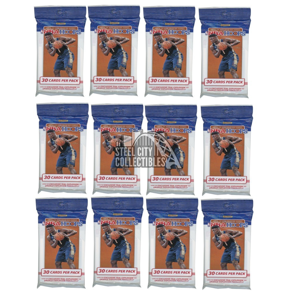 2019-20 Panini Hoops Basketball Fat Pack 12-Pack Lot | Steel City ...