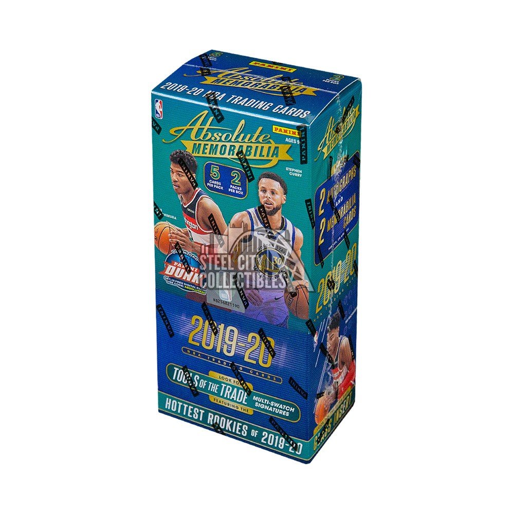 2019-20 Panini Absolute Memorabilia Basketball Hobby Box | Steel City ...