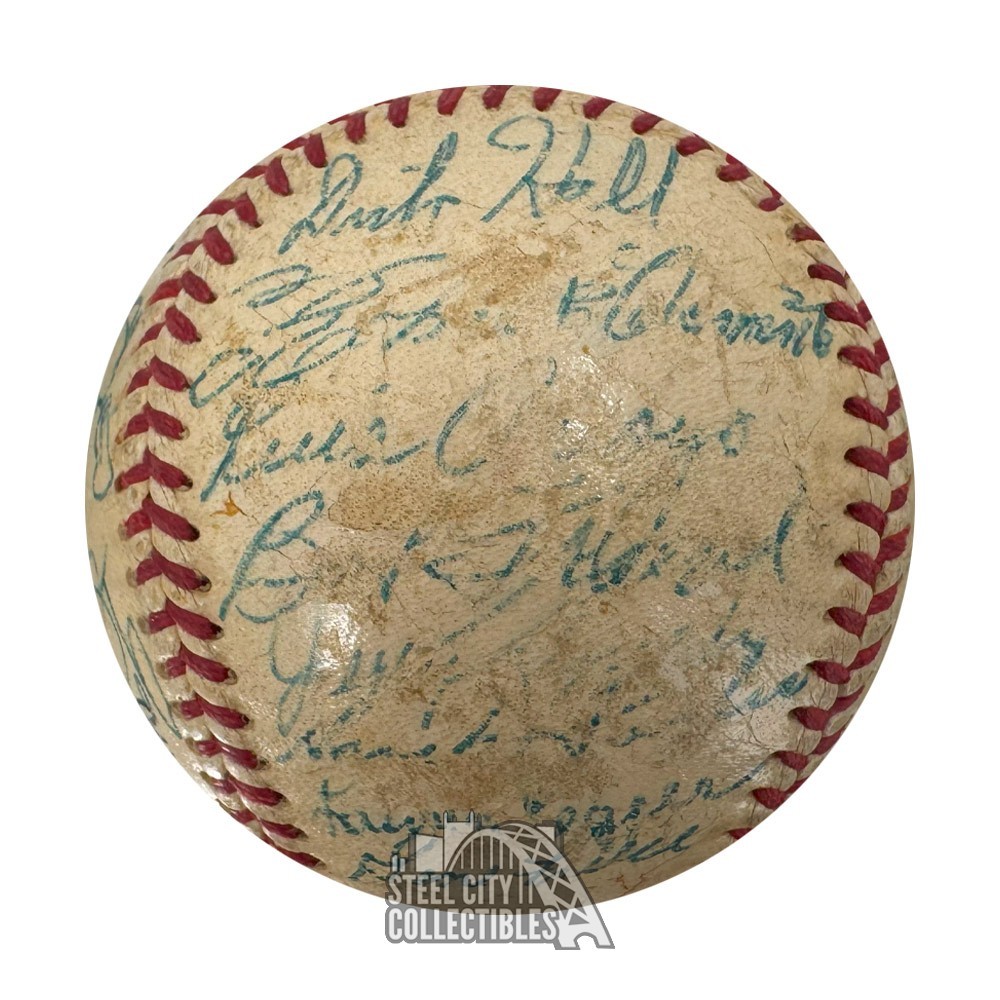 1956 Pittsburgh Pirates Autographed Team Signed Baseball - JSA LOA ...