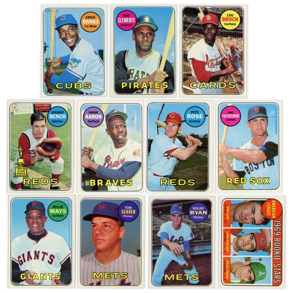 1969 Topps Baseball Complete Set - EX | Steel City Collectibles