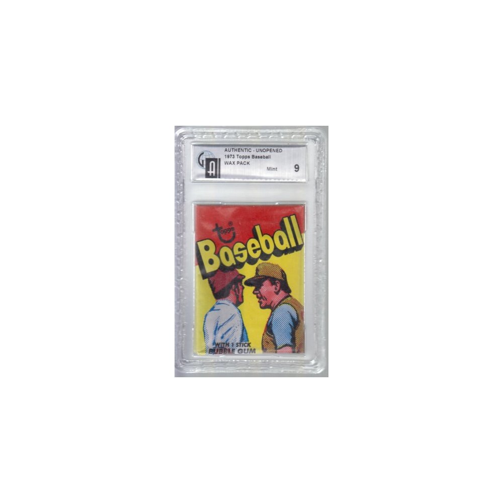 1973 Topps Baseball Wax Pack Graded Mint 9 | Steel City Collectibles