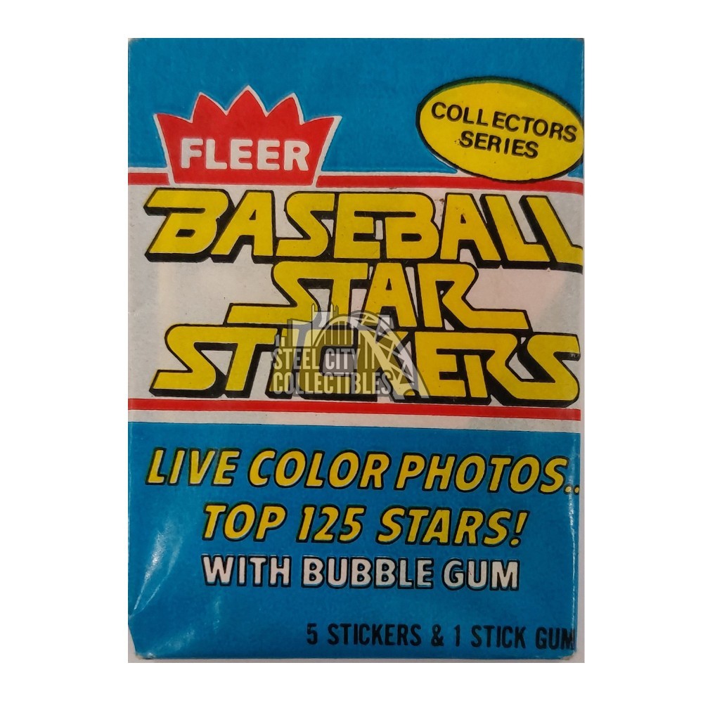 1981 Fleer Collector's Series Baseball Star Stickers | Steel City ...