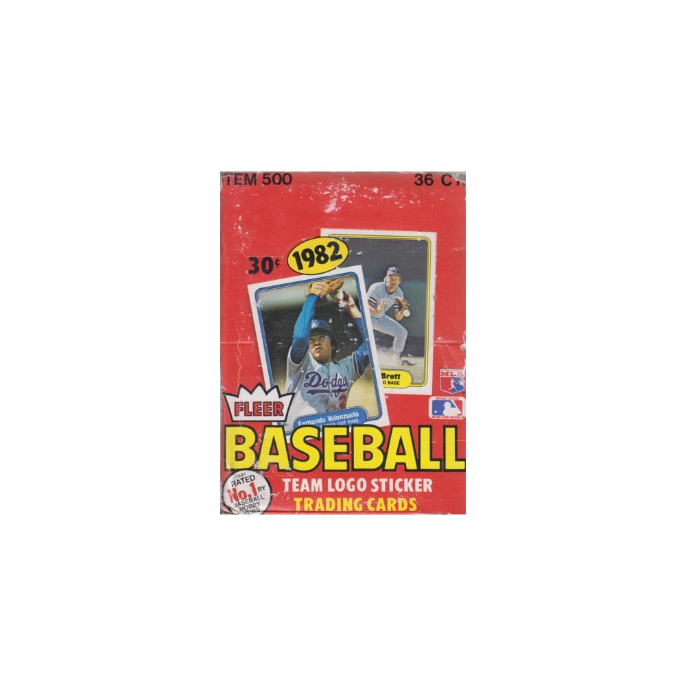 1982 Fleer Baseball Wax Pack Box | Steel City Collectibles