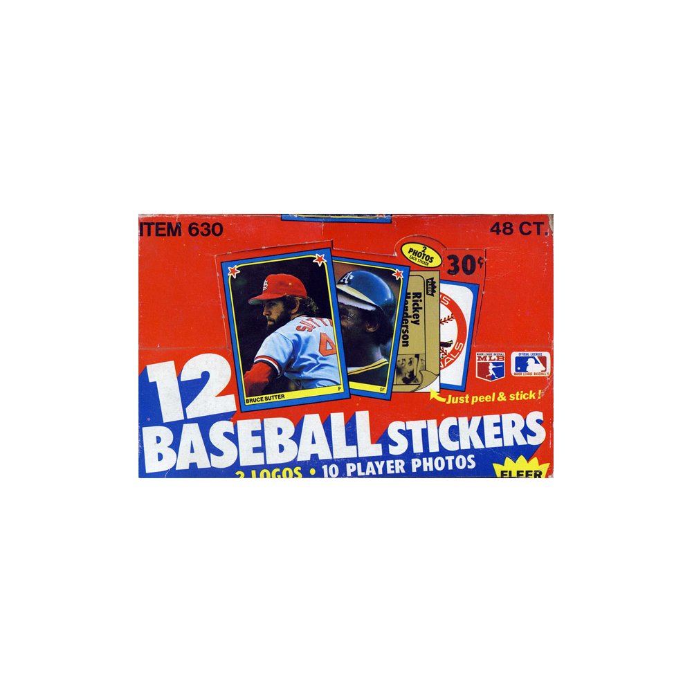 1983 Fleer Stickers Baseball Wax Box | Steel City Collectibles