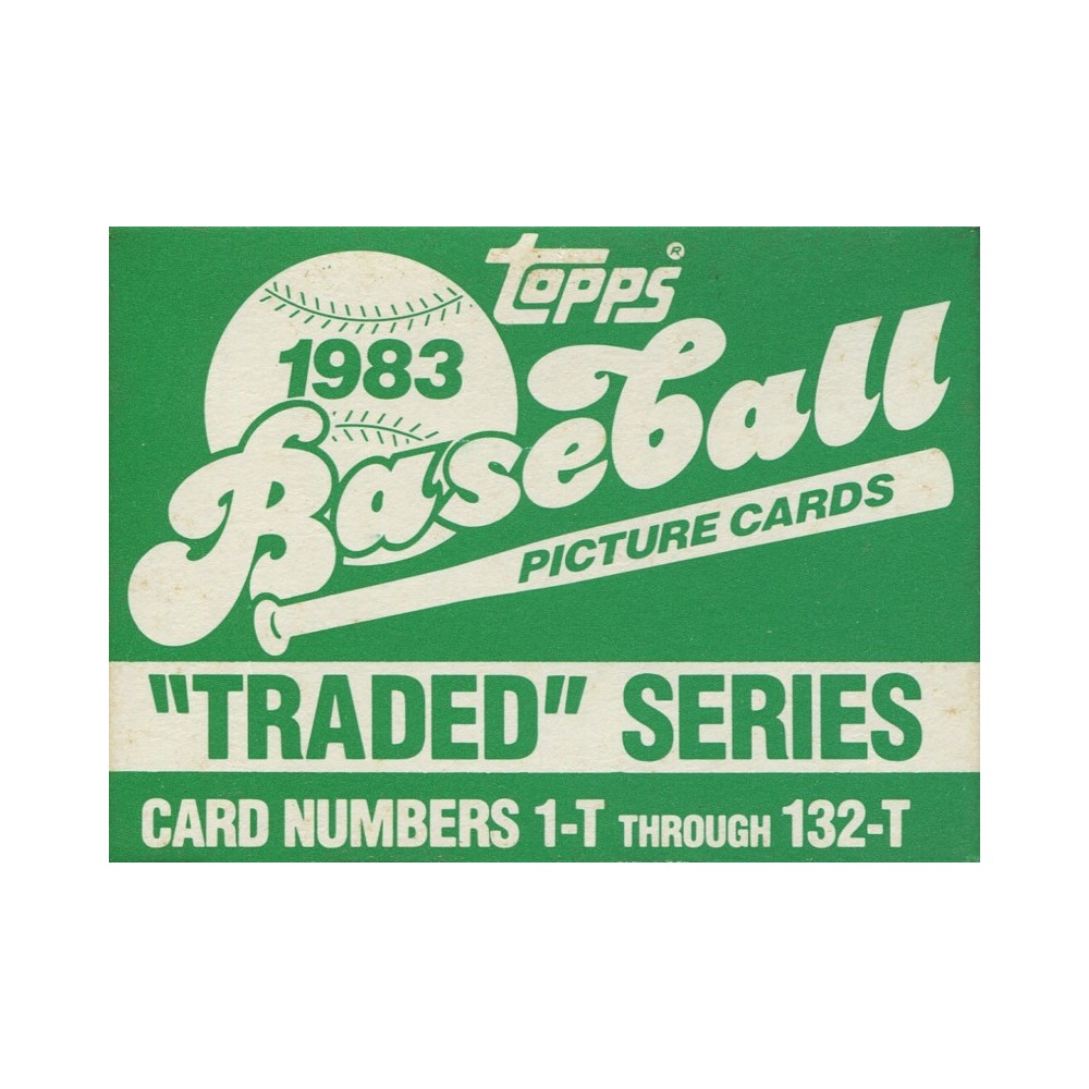 1983 Topps Traded Baseball Set | Steel City Collectibles