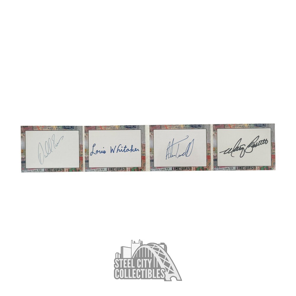 1984 Detroit Tigers 2017 Historic Autographs Multi-Signed Line-Ups Cut ...
