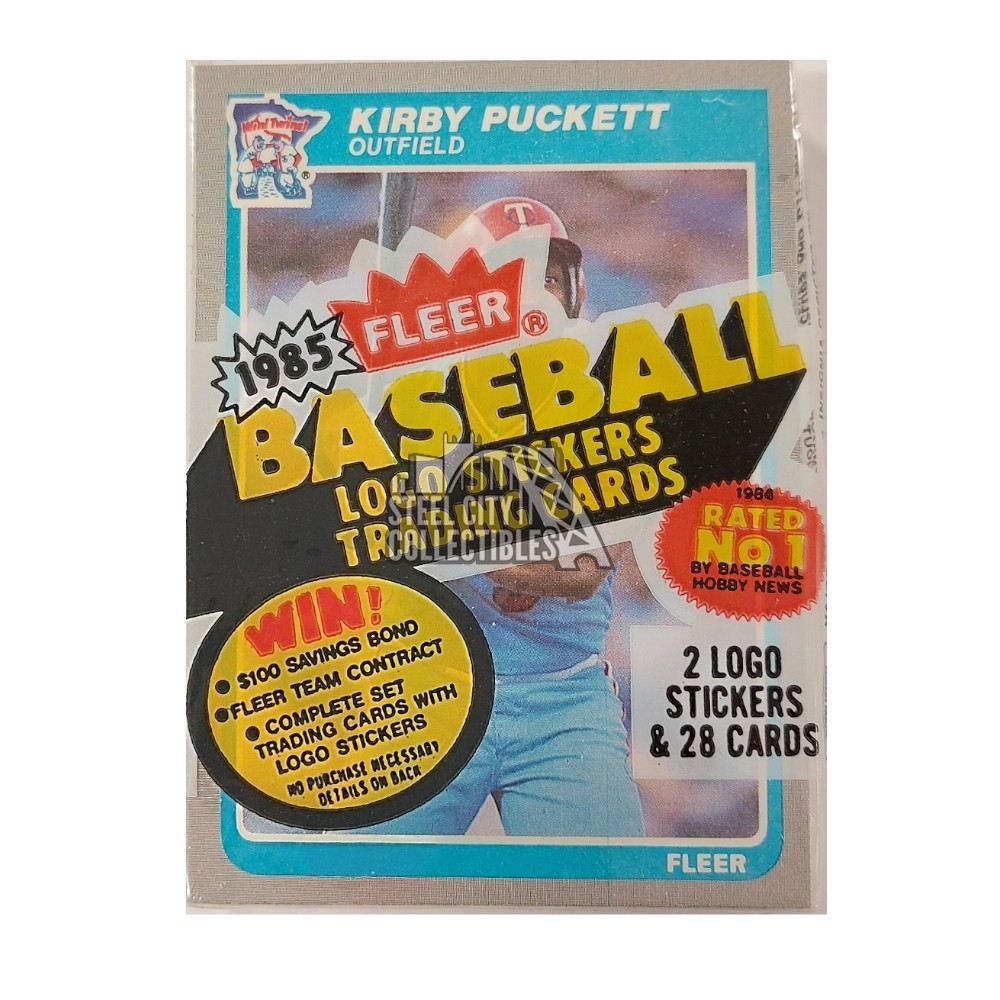 1985 Fleer Cello Baseball Pack - Kirby Puckett Top | Steel City ...