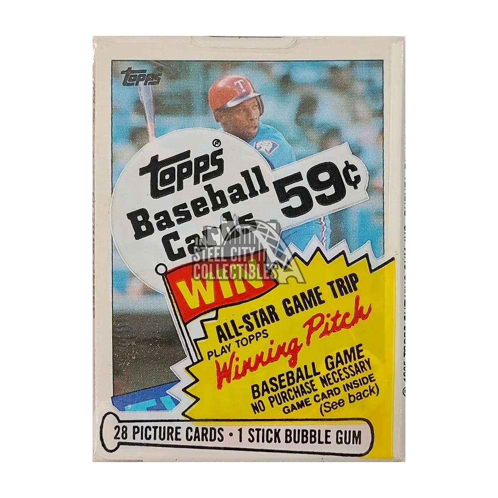 1985 Topps Baseball Cello Pack - Kirby Puckett Top | Steel City ...