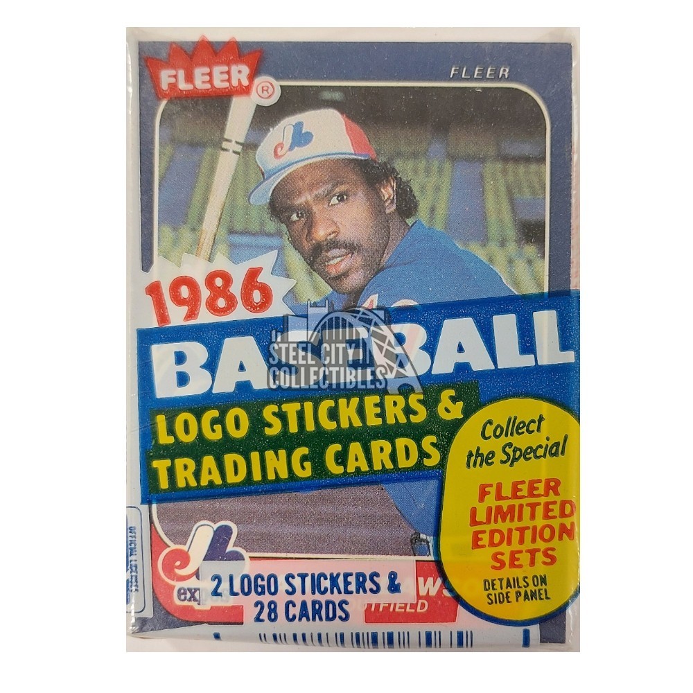 1986 Fleer Baseball Cello Pack | Steel City Collectibles 1986 Fleer Baseball Cello Pack | Steel City Collectibles