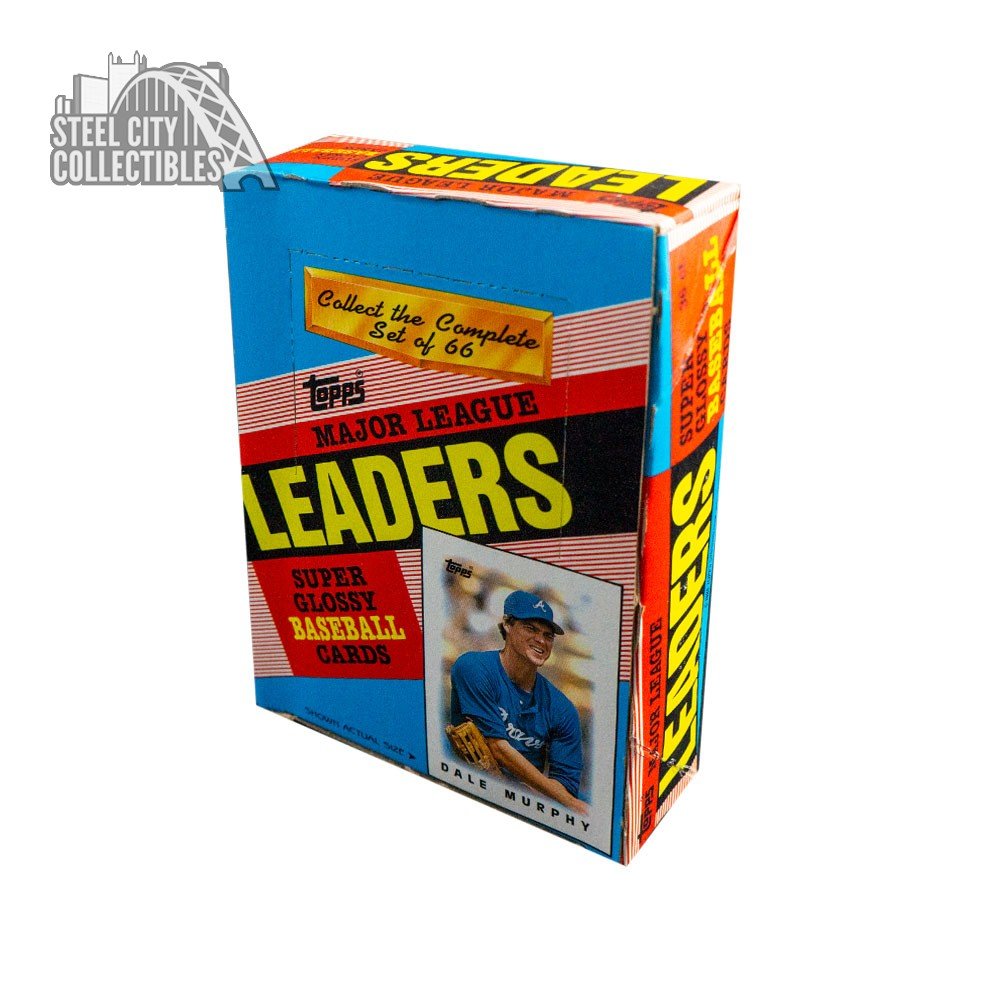 1986 Topps Major League Leaders Baseball Mini Box | Steel City Collectibles